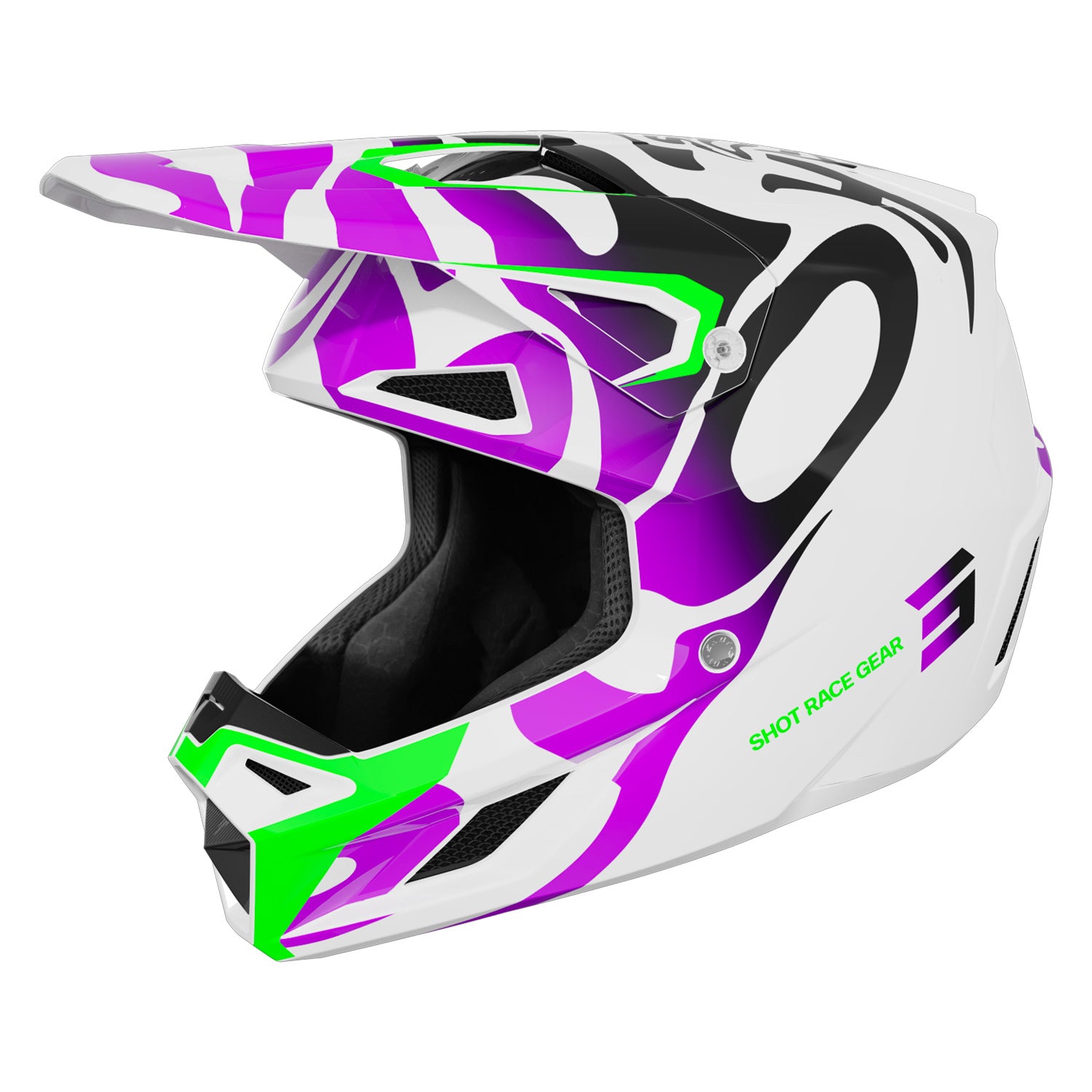 Shot Speed Helmet Ghost Purple Gloss – Tutto per la moto
